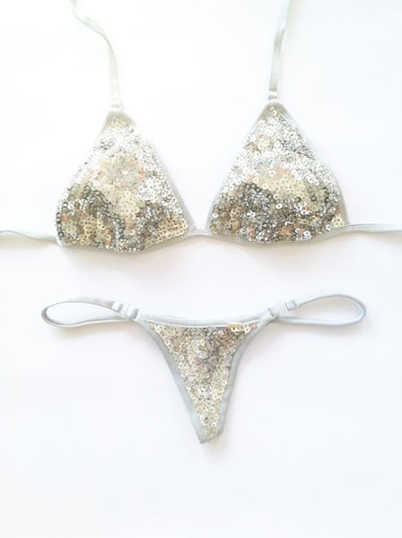 Tayla Moore "Teeny Meeny" Sequin G-String Bikini Set - Multiple Color ...